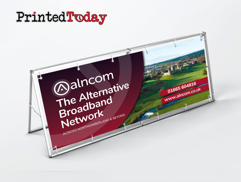 Outdoor Barrier Frame 3M x 1M (With Banner) , Exhibiton Stand, Event ...
